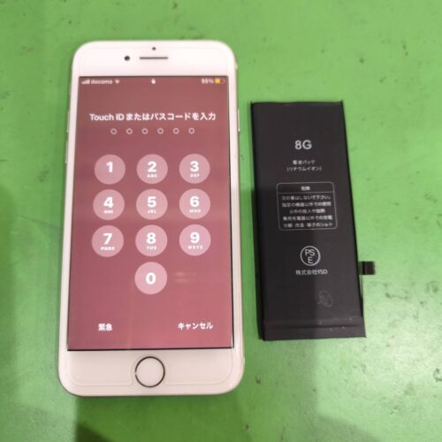 iPhone8のバッテリー交換にて長野市よりご利用いただきました！[長野川中島店]